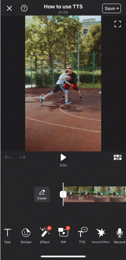 How to use TTS – VDIT - Video Editor