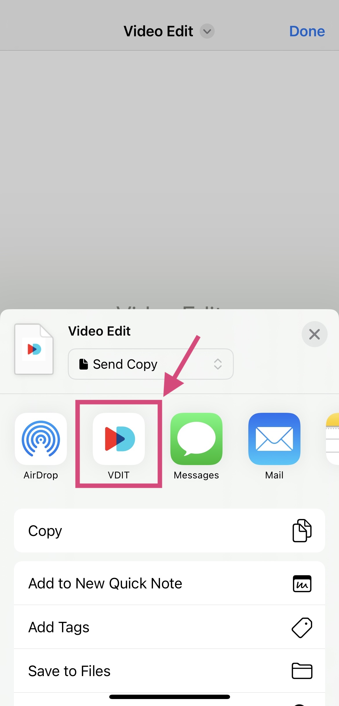 How to Import Project from External – VDIT - Video Editor