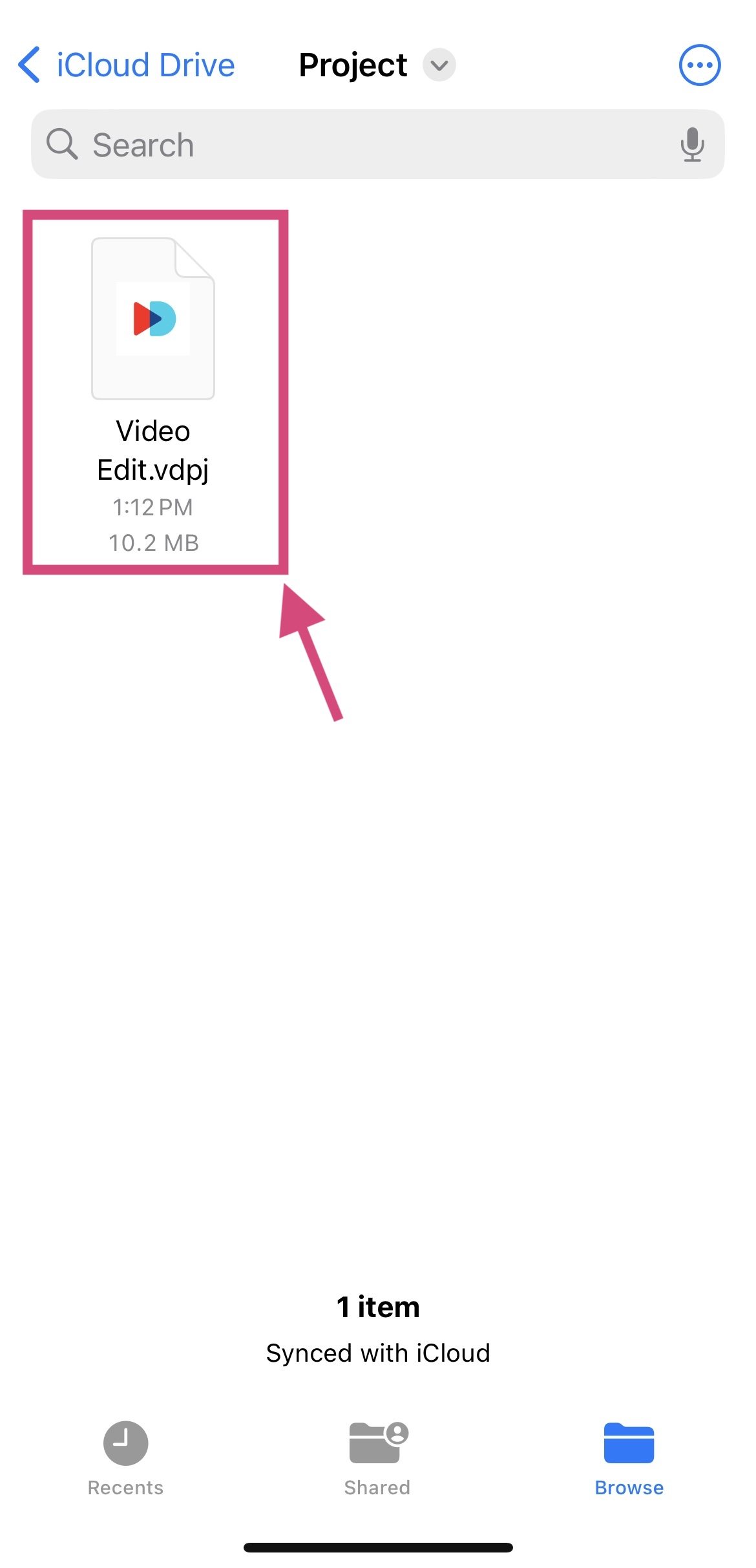 How to Import Project from External – VDIT - Video Editor